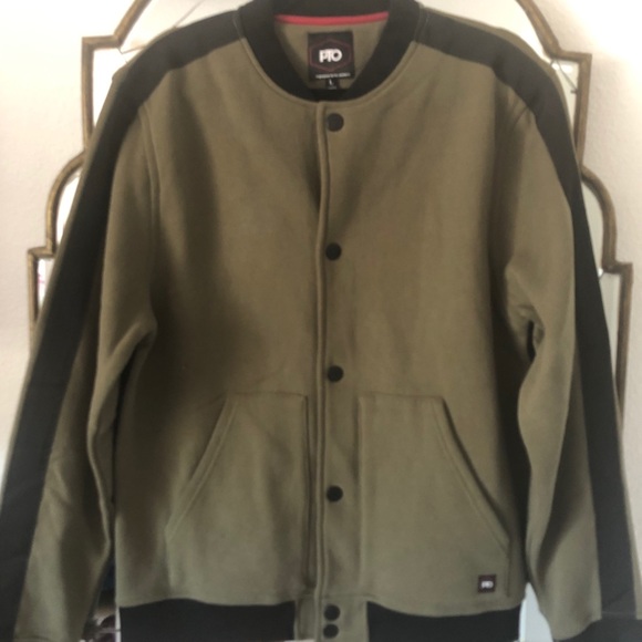 PTO | Jackets & Coats | Pto Clash Bomber Jacket Oliveblack L | Poshmark